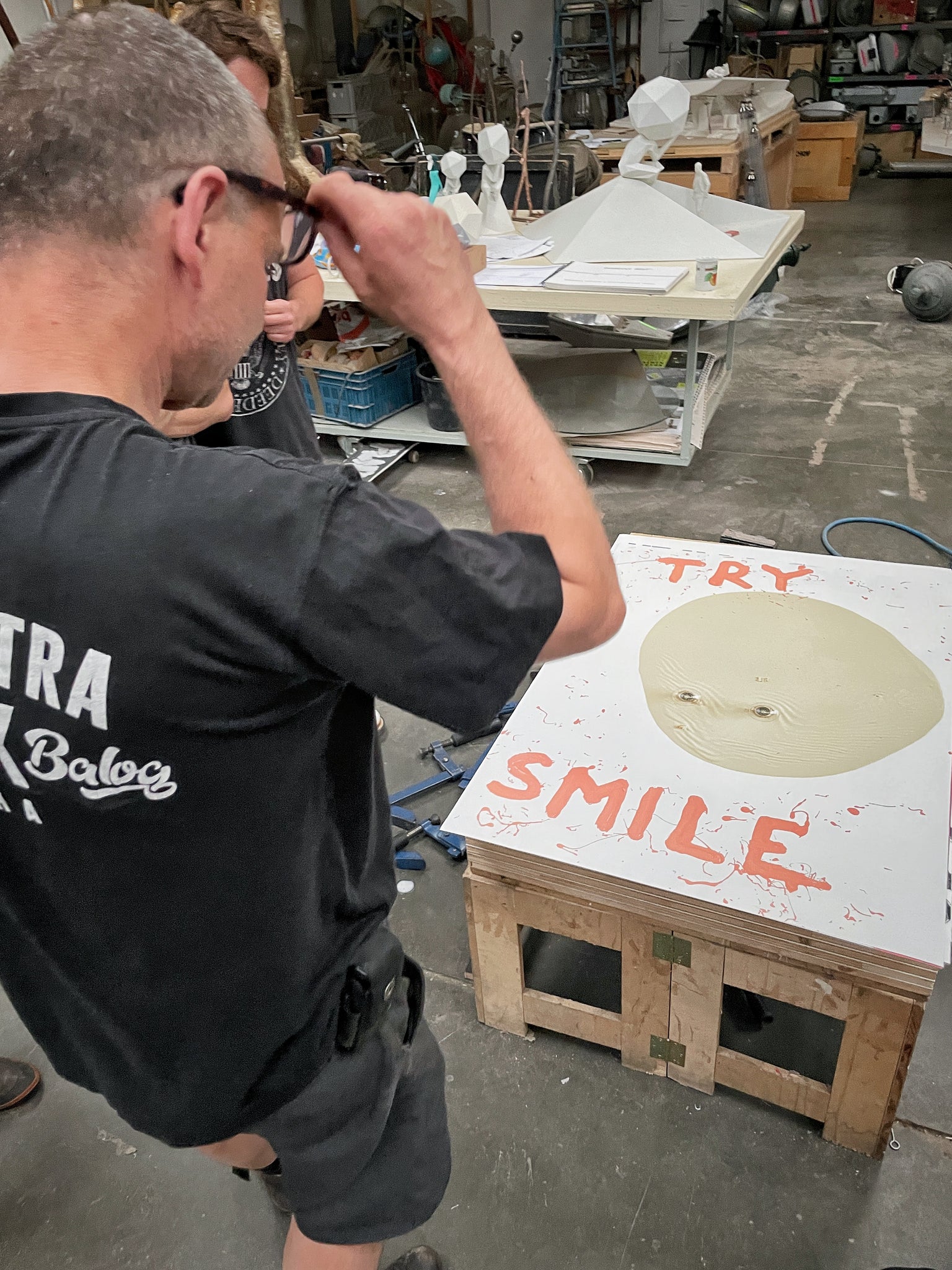 Krištof Kintera - Try smile : Poster 44 – umění / tisky